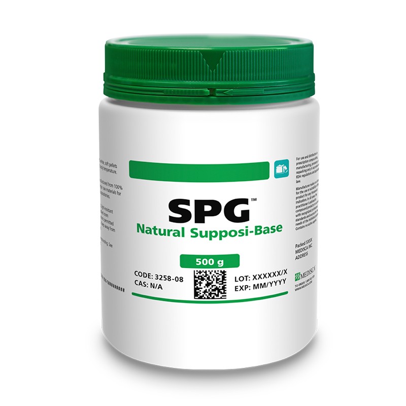 SPG™ Natural Supposi-Base | Suppository Bases | Medisca